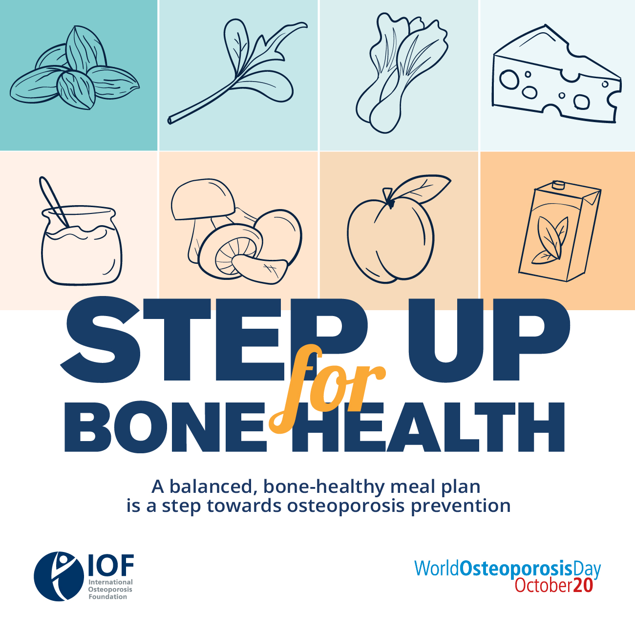 Step Up for Bone Health - Nutrition Banner IG | International ...