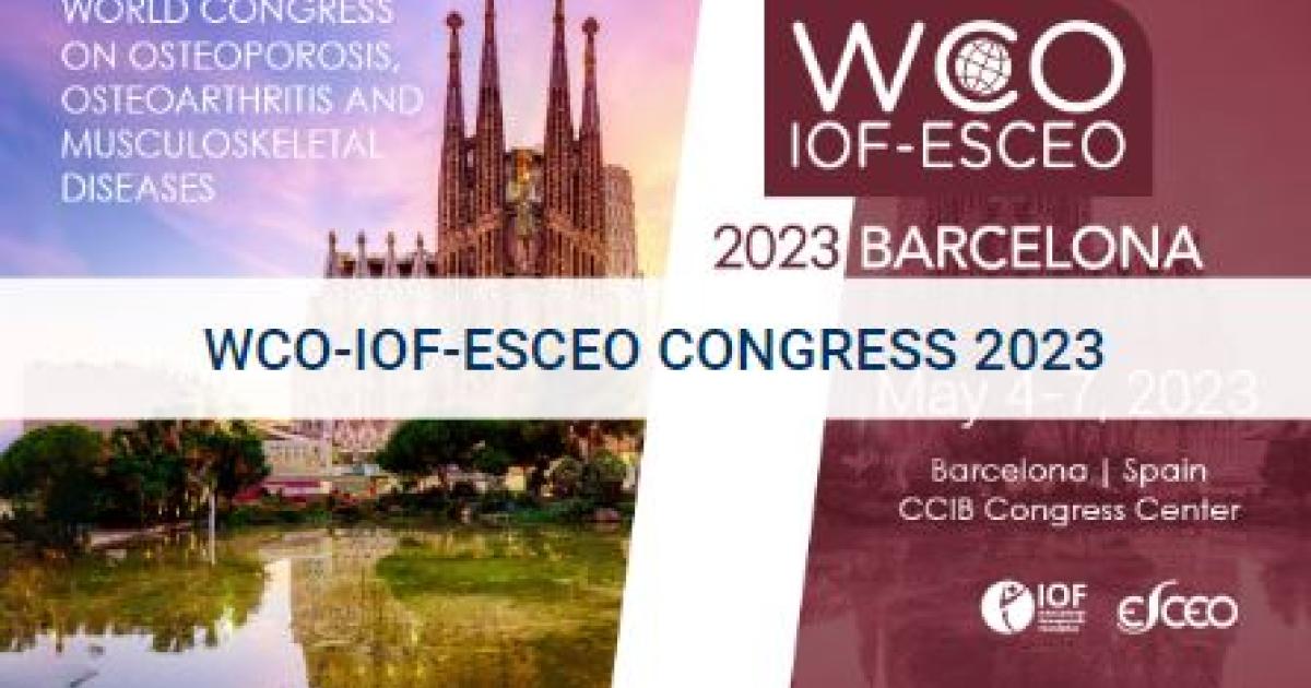 Bones and muscles in the spotlight at IOF-ESCEO World Congress in ...