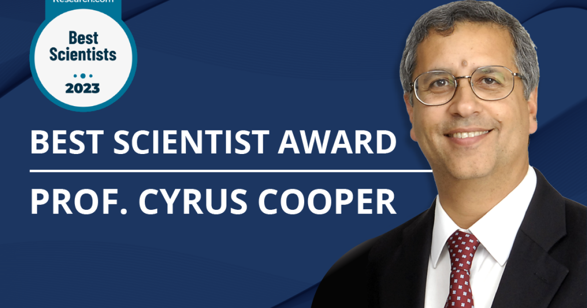 IOF President Cyrus Cooper recognized with 2023 Best Scientist Award ...