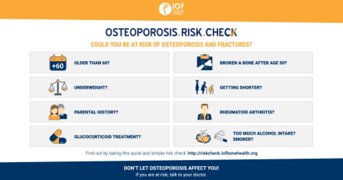 Could you be at risk of broken bones due to osteoporosis ...